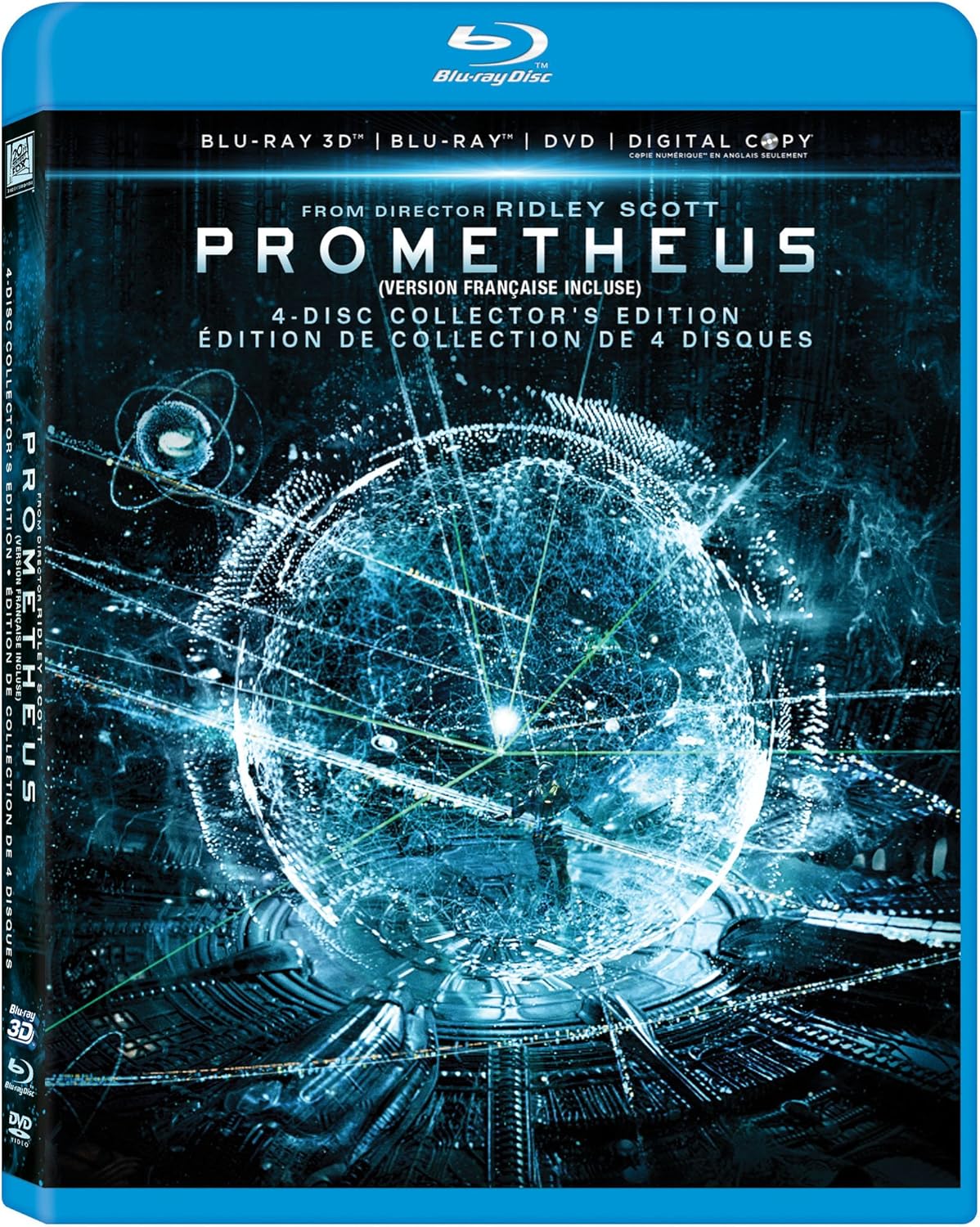 Prometheus - Collector's Edition [Blu-ray 3D + Blu-ray + DVD + Digital ...
