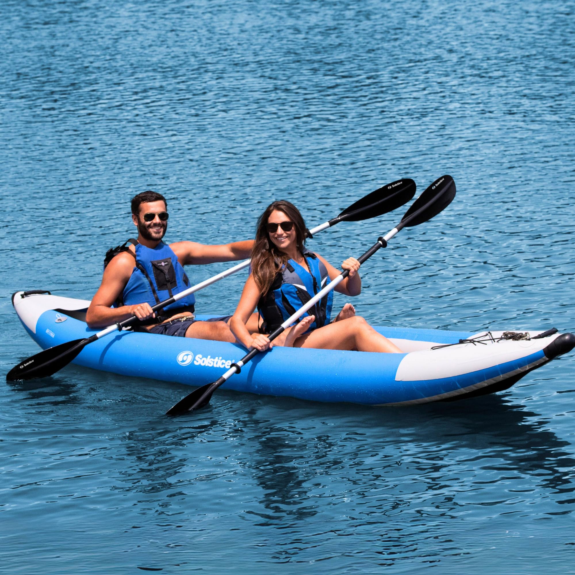 Snapklik.com : SOLSTICE Inflatable Kayak Boat Durable, Portable ...