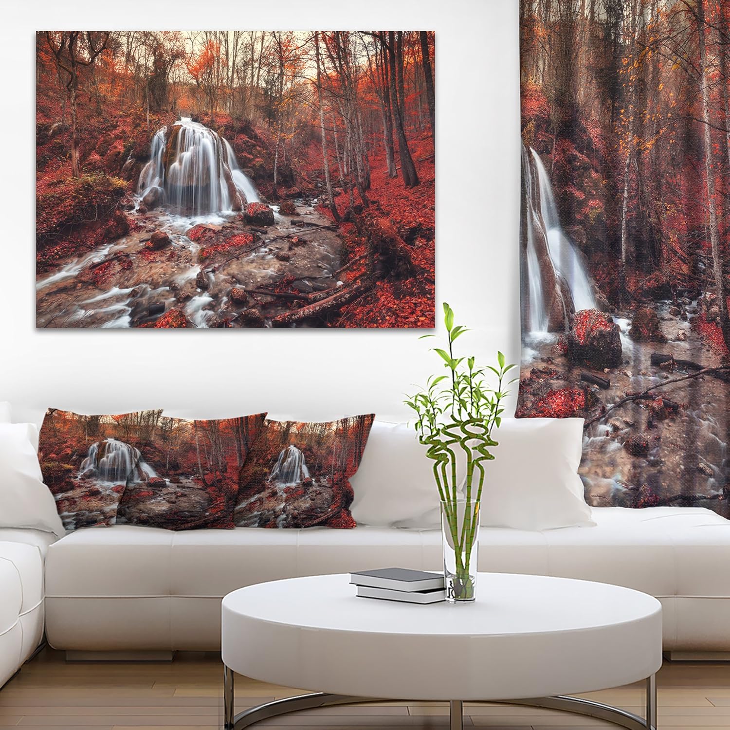 Amazon.com: Silver Stream Waterfall Close up Landscape Photography ...