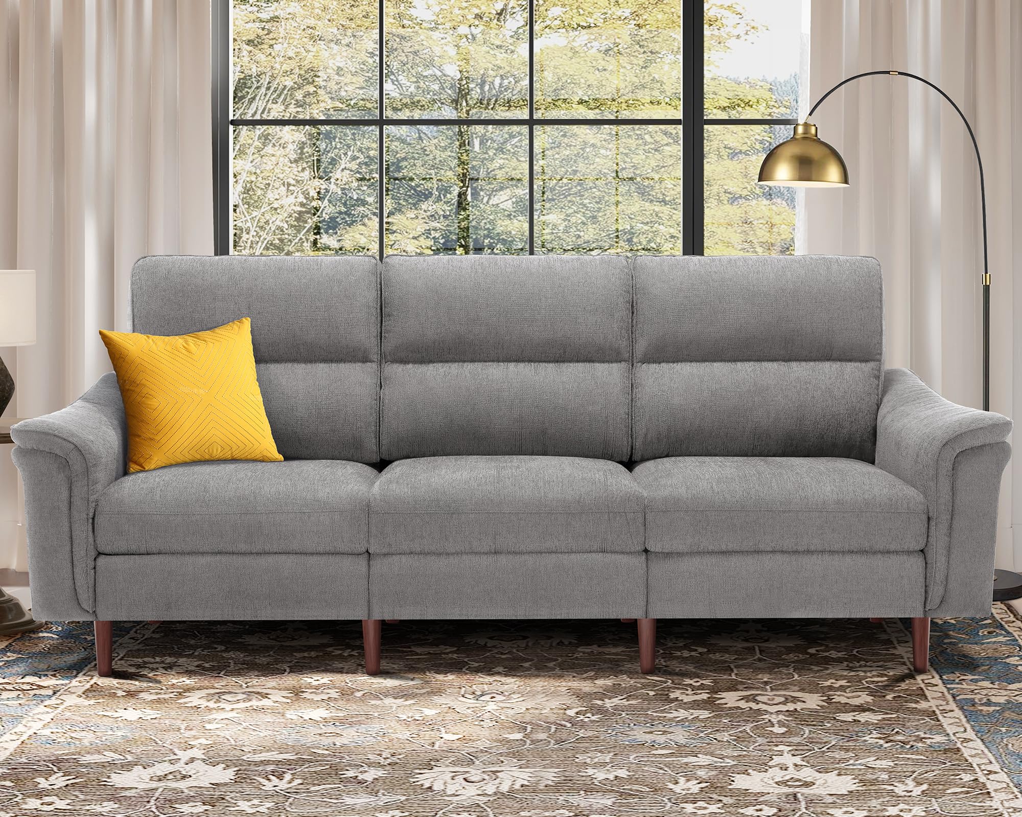 Amazon.com: Hanherry 99" Modular Sectional Sofa Couch for Living Room ...