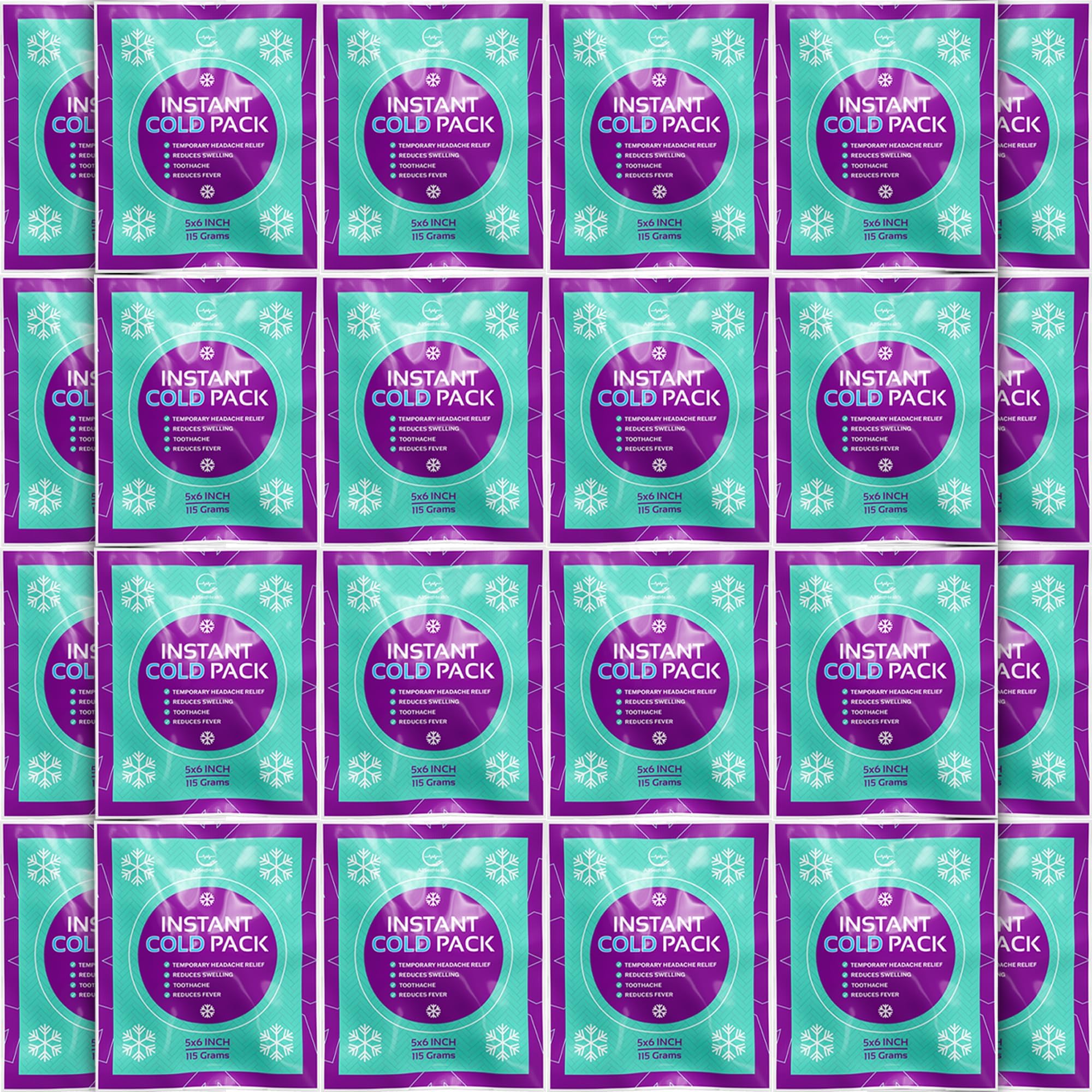 Amazon.com: 100 Pack - Instant Cold Packs - Instant Ice Packs for ...