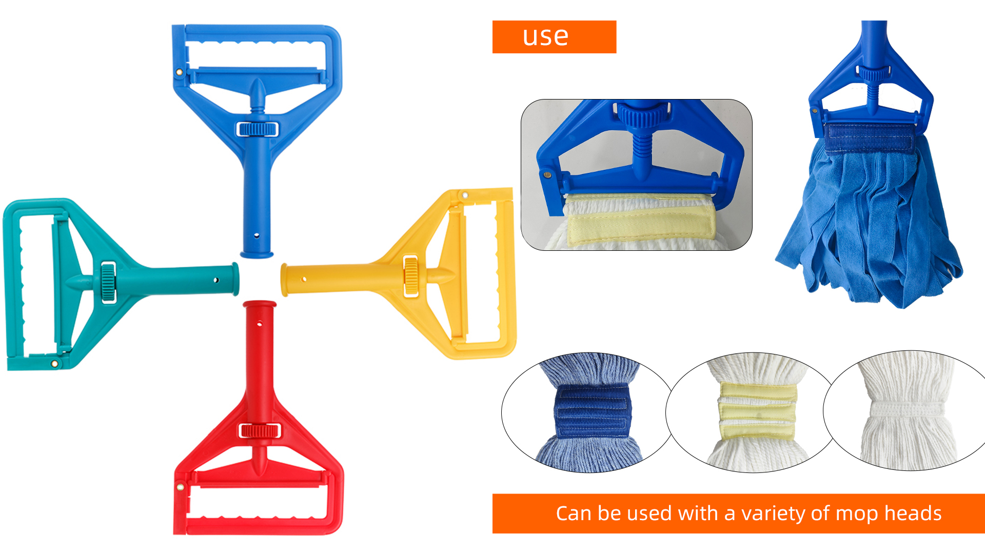 Watch Commercial Mop Change Head Mop Handle on Amazon Live