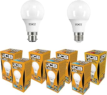 JCB LED GLS Bulbs (6w=40w 10w=60w 15w=100W) LAMP BC B22 ES E27 3000k ...
