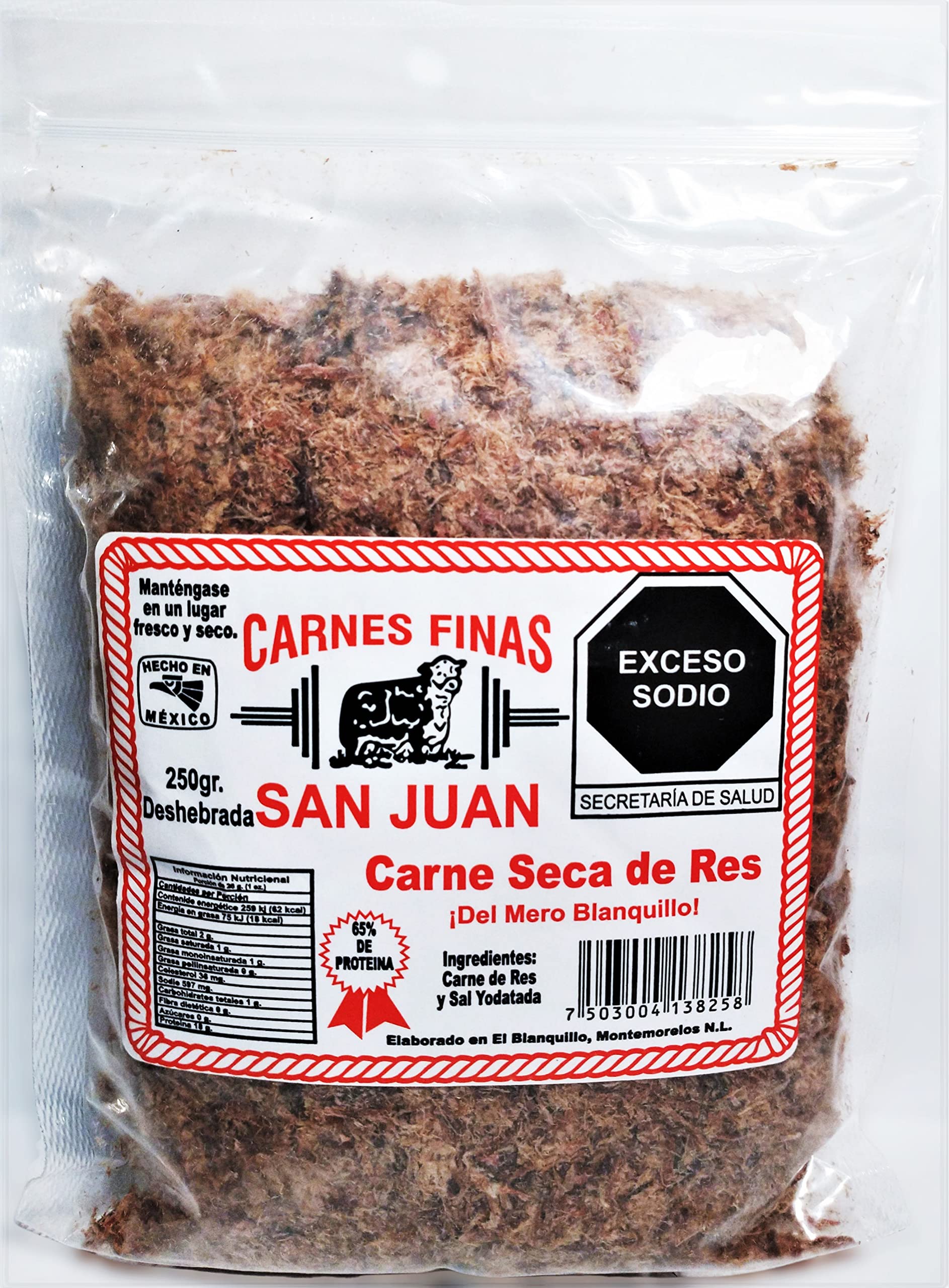Machaca Carnes Finas San Juan Carne Seca de Res Premium (Presentación ...