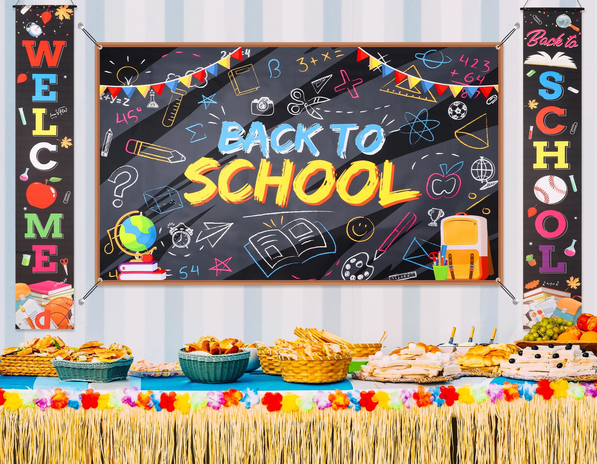 Amazon.com: Back To School Hanging Swirls Decorations 30 Pack First Day ...