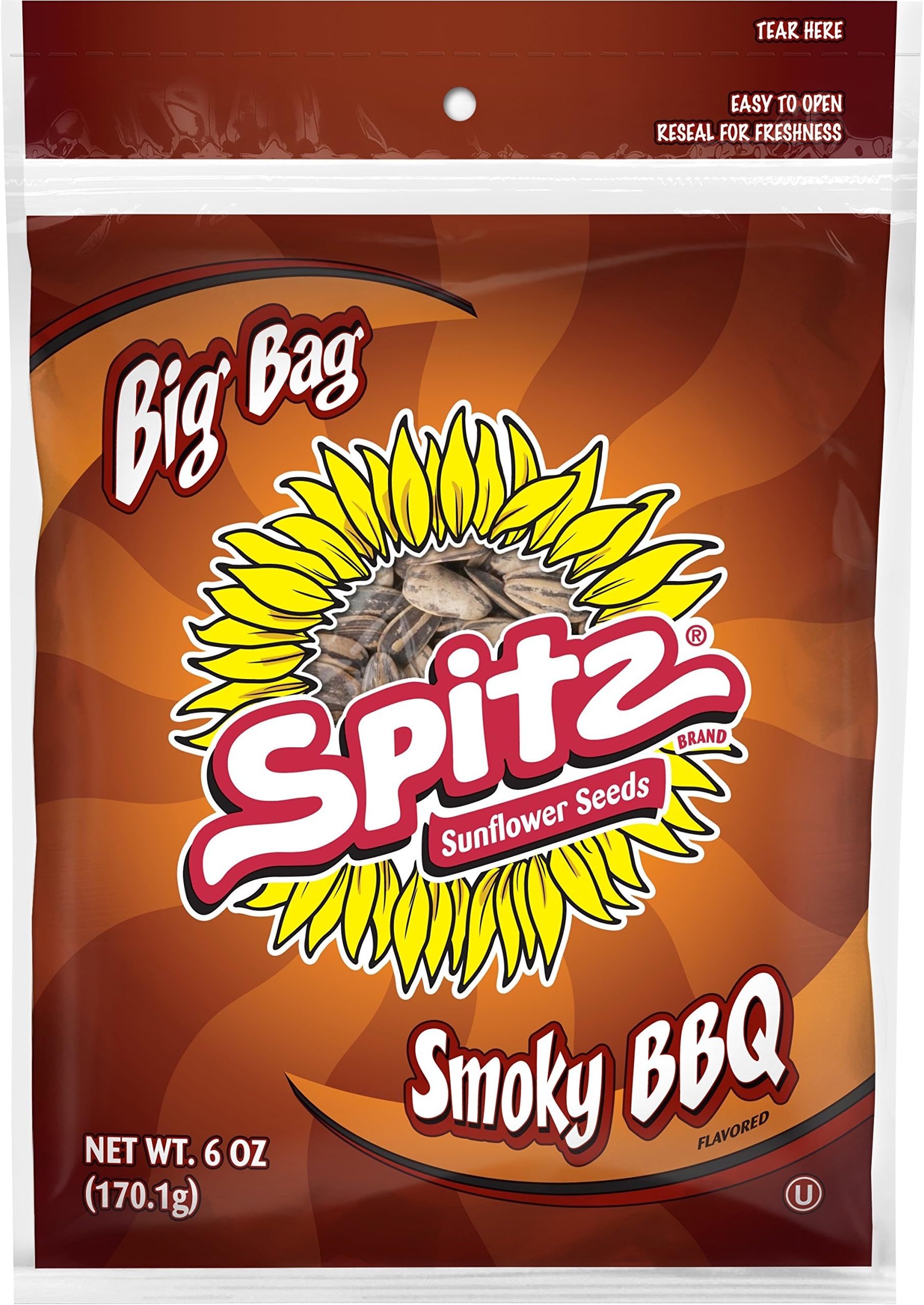 Amazon.com : Spitz Sunflower Seeds, Salted, 6 Ounce (Pack of 9 ...
