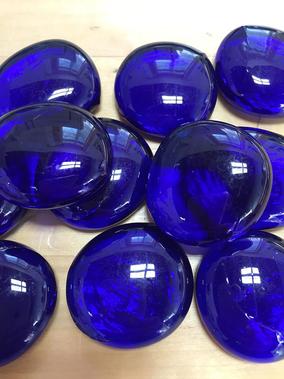 Amazon.com: Sun and Moon Glass Gems/DEEP Blue Glass Gems, Large : Home ...