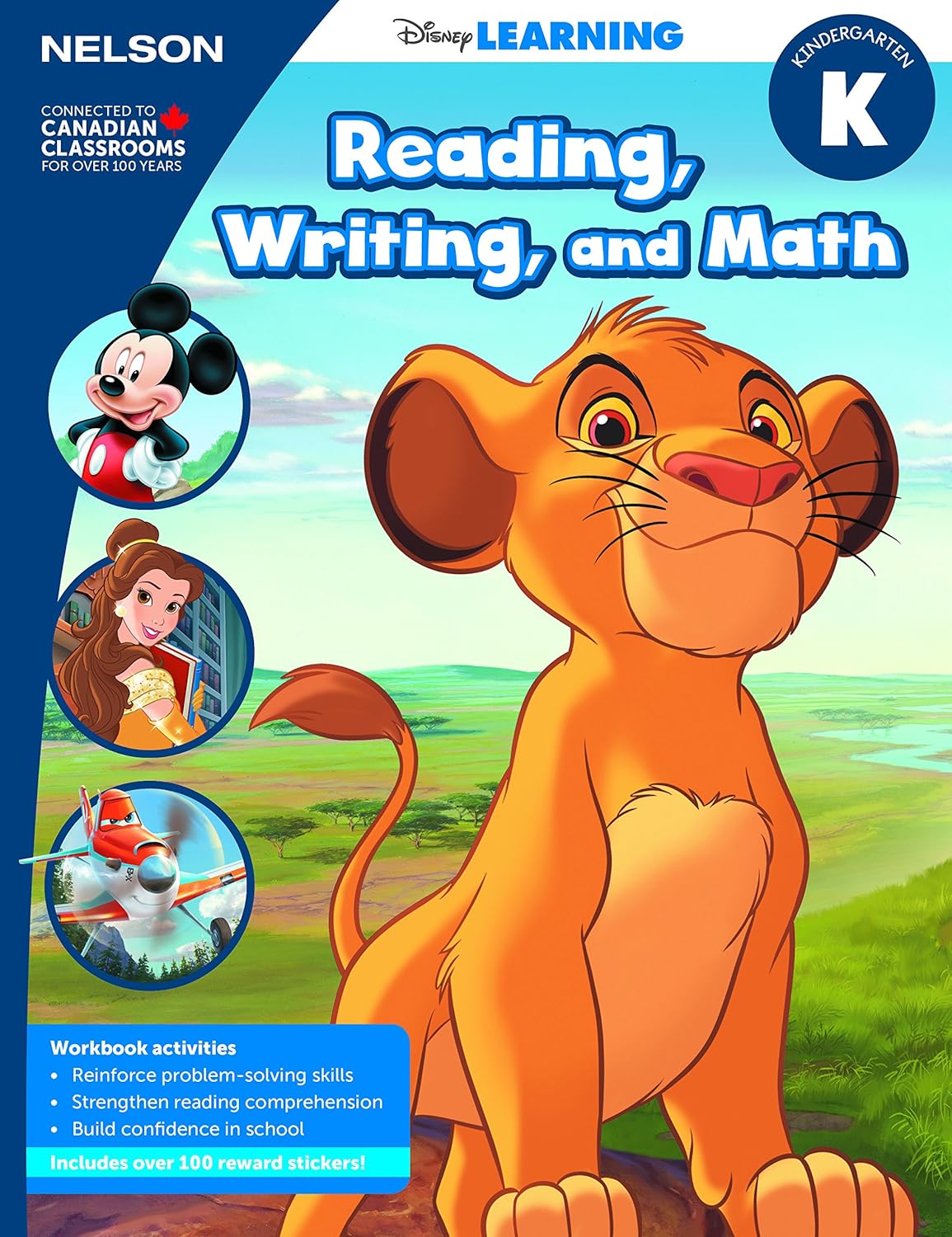 Disney Learning Reading, Writing and Math K Workbook: Walt Disney ...