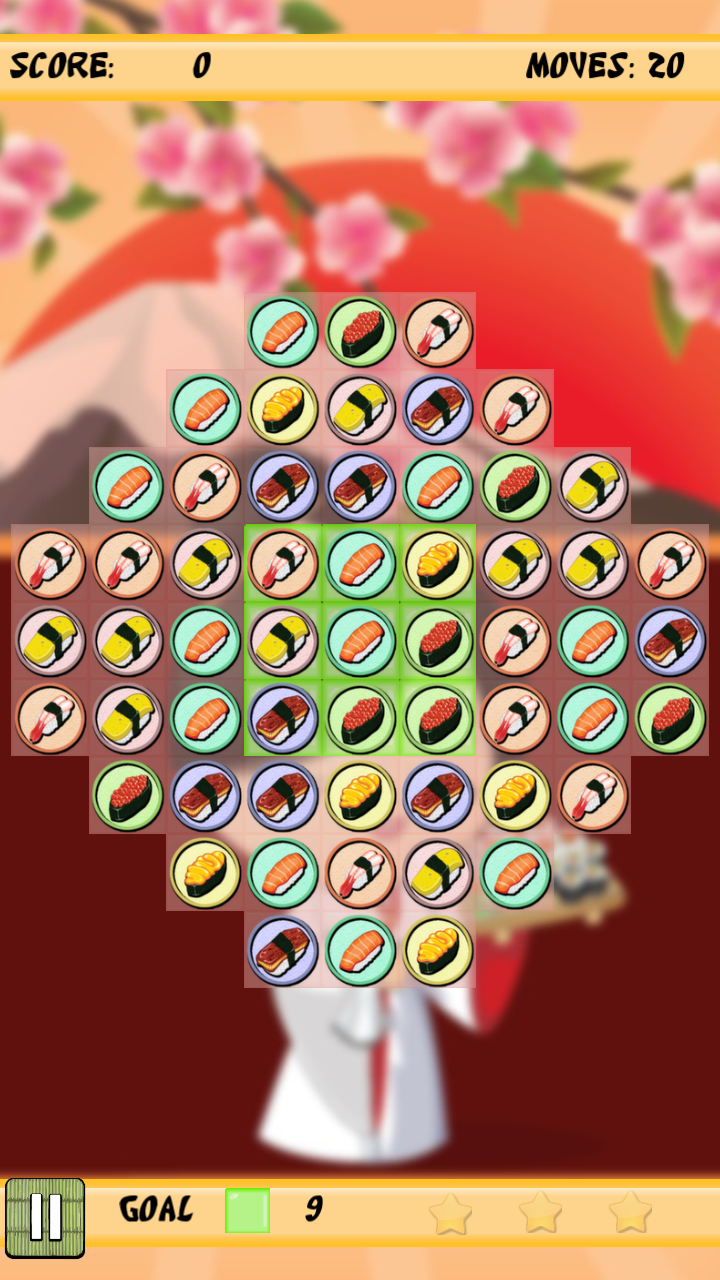 Sushi Manic - Free Japanese Food Match 3 Game - App on Amazon Appstore
