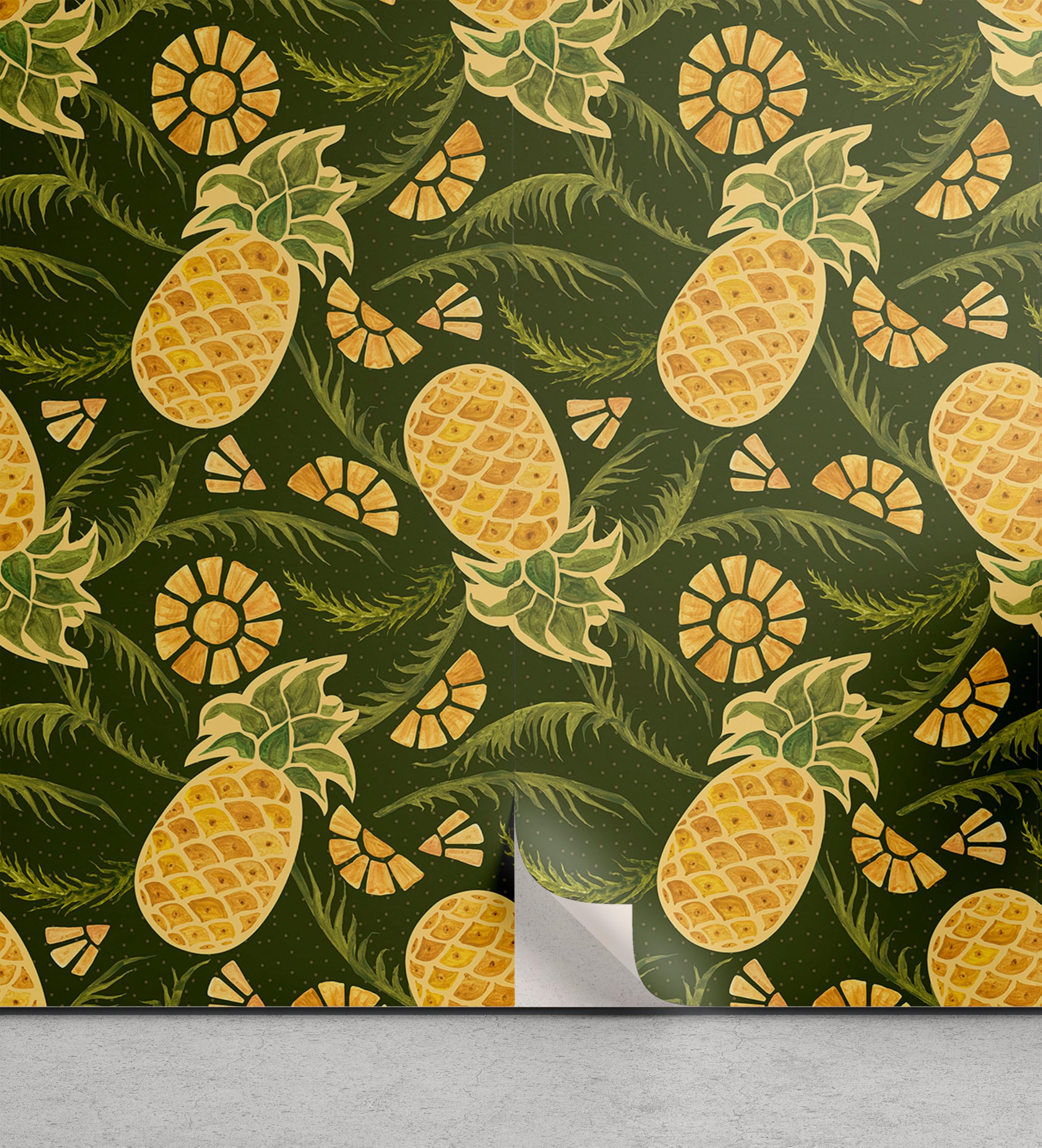 Vintage Pineapple Wallpaper Patterns