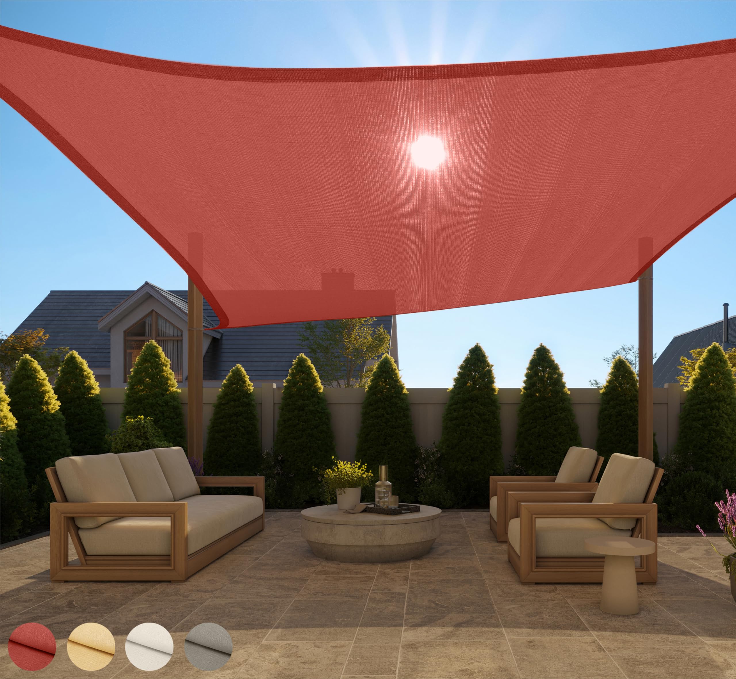 Snapklik.com : Heavy Duty Sun Shade, UV Protection Fade Tear And Rust ...