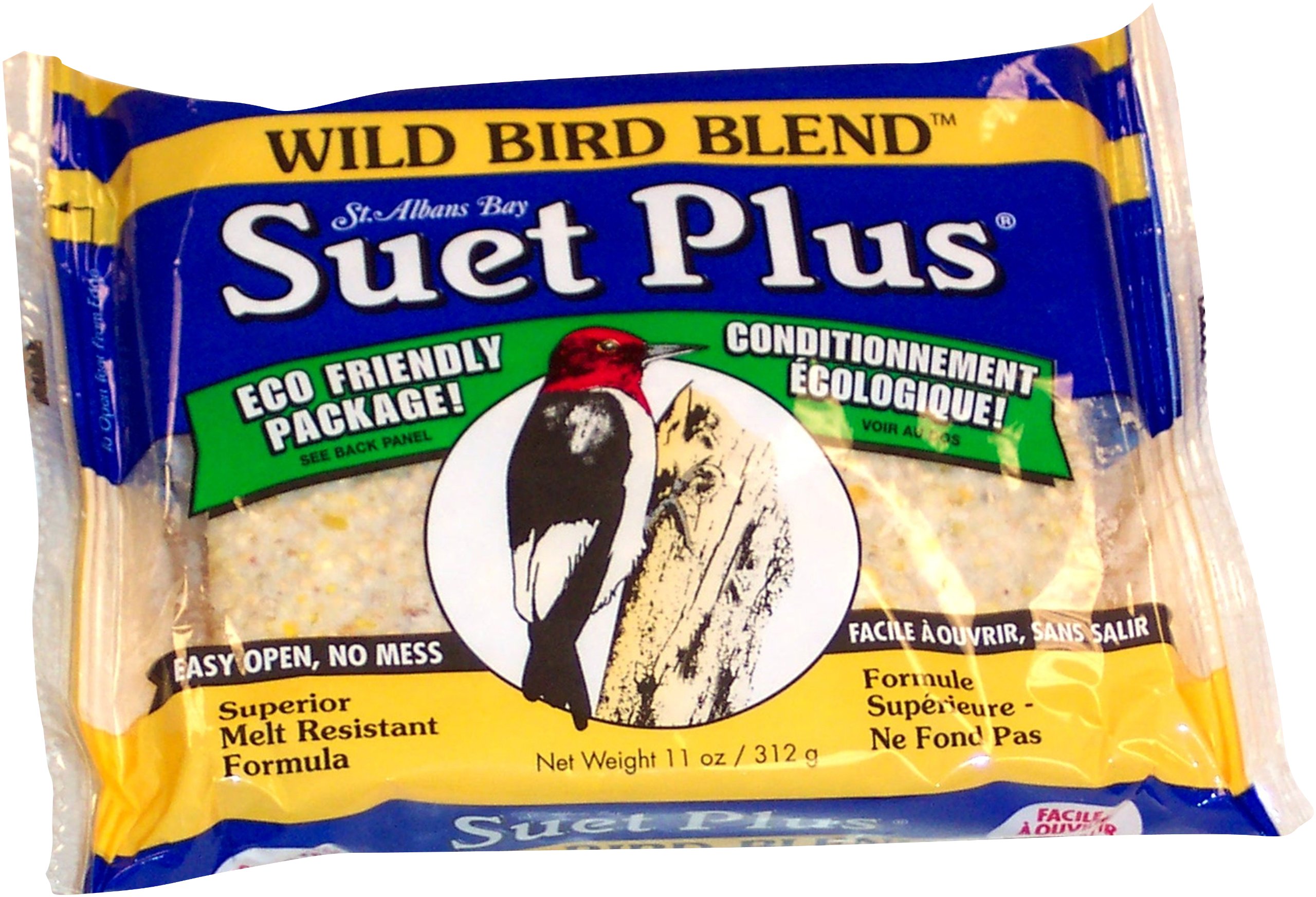 Amazon.com : Wildlife Sciences Suet Plus Wild Bird Blend Feeder : Suet ...
