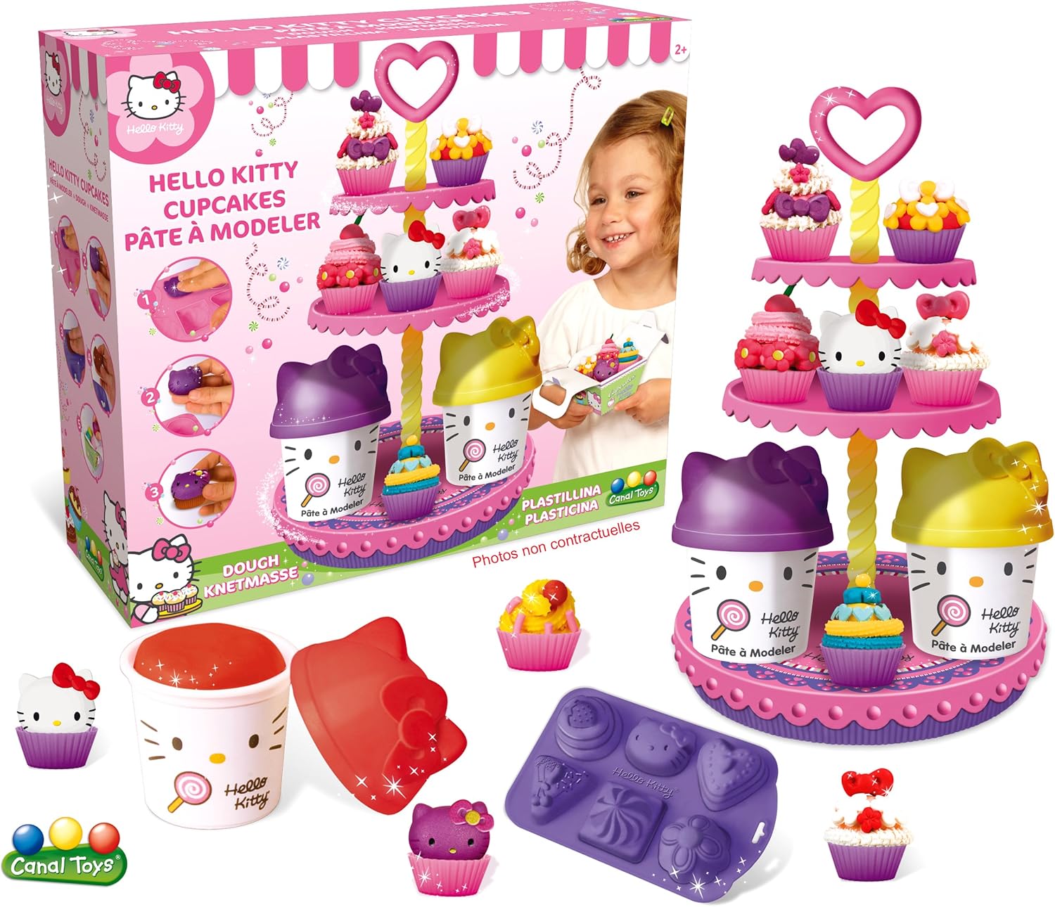 Hello Kitty Cupcakes Dough Maker : Amazon.co.uk: Toys & Games