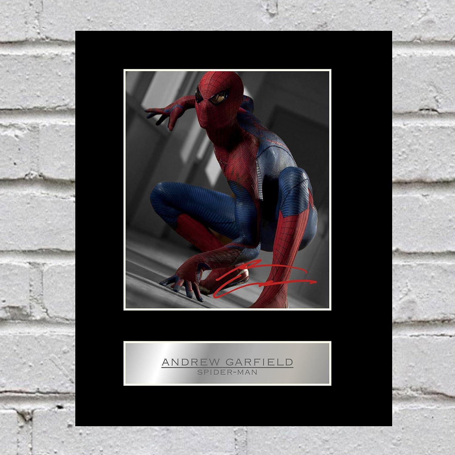 Iconic pics Andrew Garfield Digitally Signed Mounted Photo Display 10x8 ...