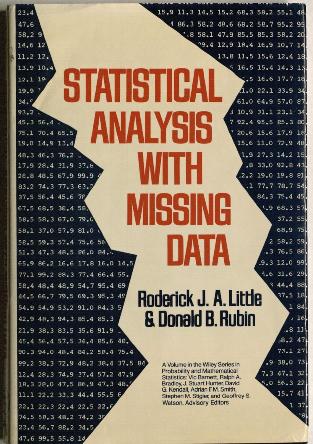 Amazon.com: Statistical Analysis With Missing Data (Wiley Series in Probability and Statistics ...