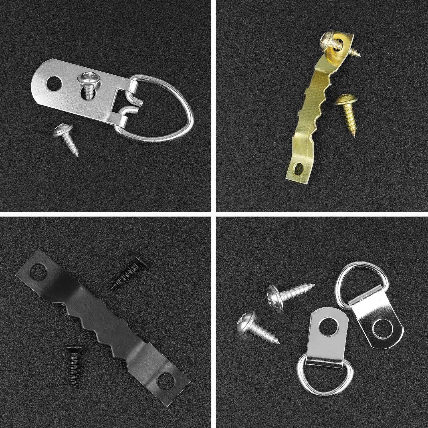 Picture Hanging Kit, 480 Pieces — Photo Frame Hanging Hooks Kit ...