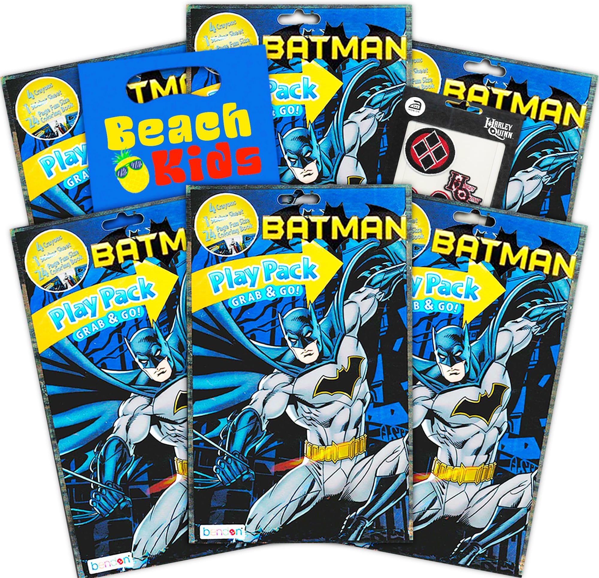 Amazon.com: DC Comics Batman Party Favors Pack ~ Bundle of 6 Batman ...