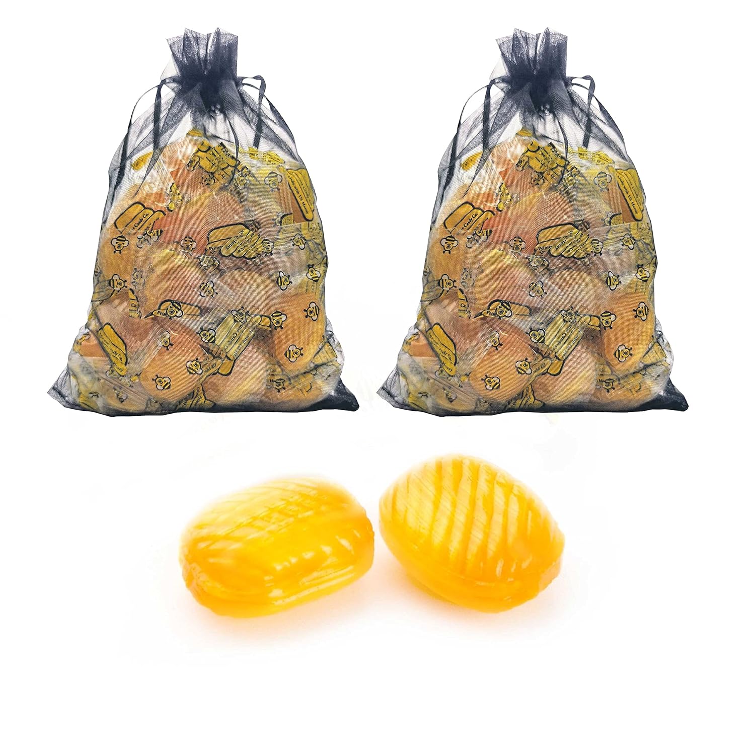Amazon.com : Weeks Double Honey Candy is Real, Raw Honey Surrounded by ...