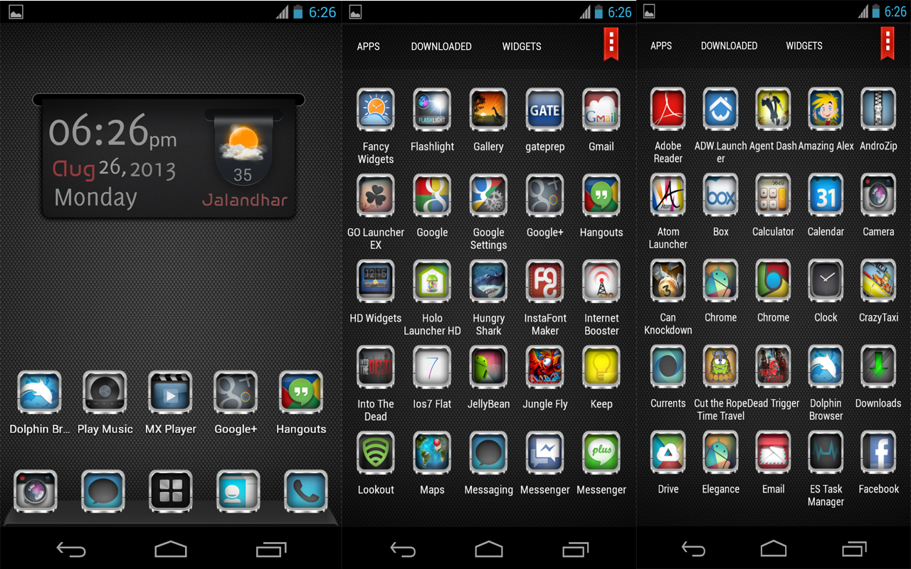 CHROME APEX NOVA GO ADW THEME - App on Amazon Appstore
