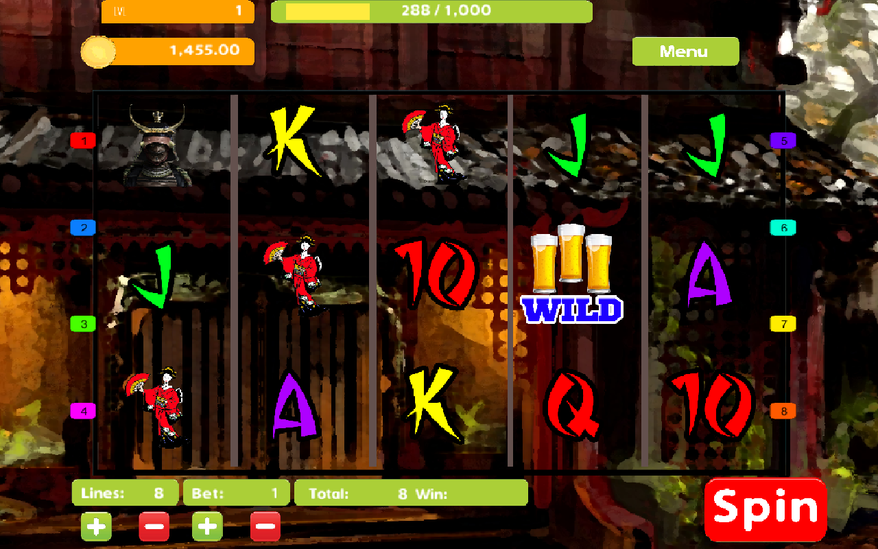 Dark Japan Samurai Warrior Ninja Shogun Hero Battle Lucky Casino Slot ...