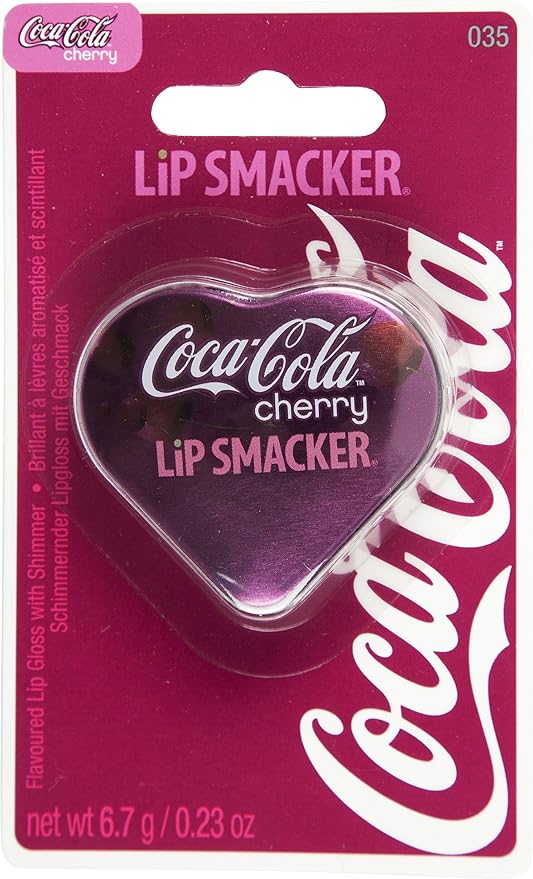 Lip Smacker Coca Cola Heart Tin Pot Coca Cola, Cherry : Amazon.co.uk ...