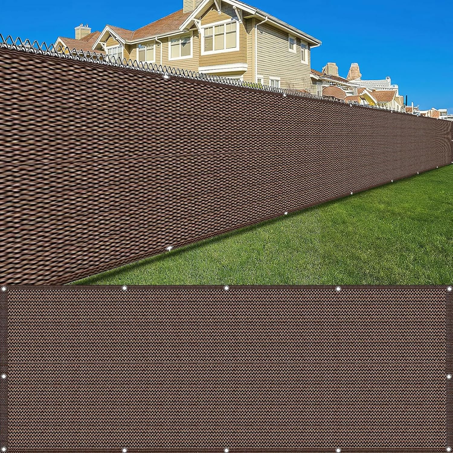 LIUNADM Privacy Screen, Balcony Cover 85 x 820 cm Weather-Resistant ...