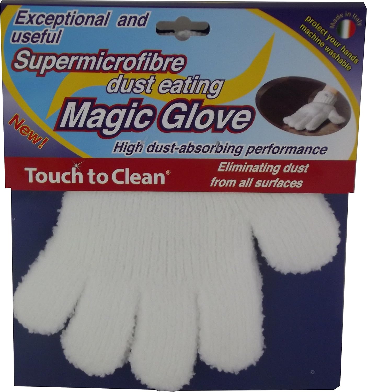 Touch to Clean Microfibre Glove, Pair : Amazon.co.uk