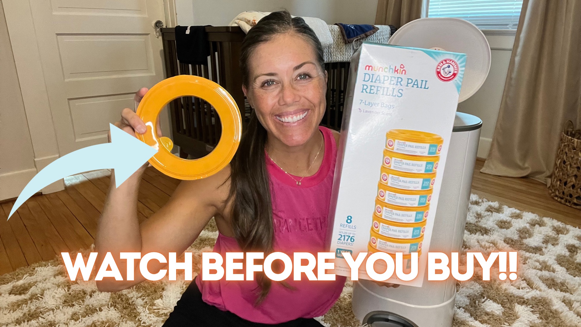 Watch Honest Review/Tutorial of Munchkin Diaper Pail Refill Bags on ...