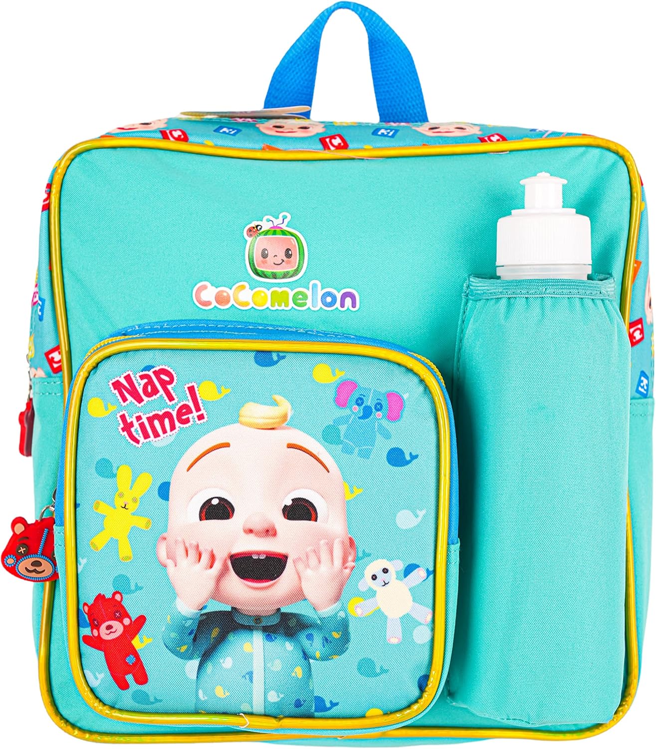 Cocomelon School Kids Backpack with Water Bottle, Lunch Box and Fork ...
