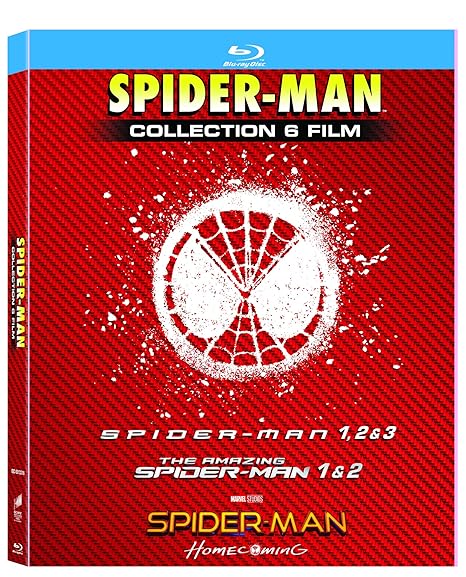 Spider Man Collection (Box 6 Br): Amazon.it: Tom Holland, Tobey Maguire ...