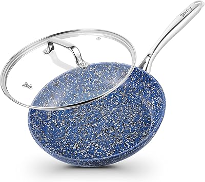 Amazon.com: NutriChef 14" Fry Pan With Lid - Extra Large Skillet ...