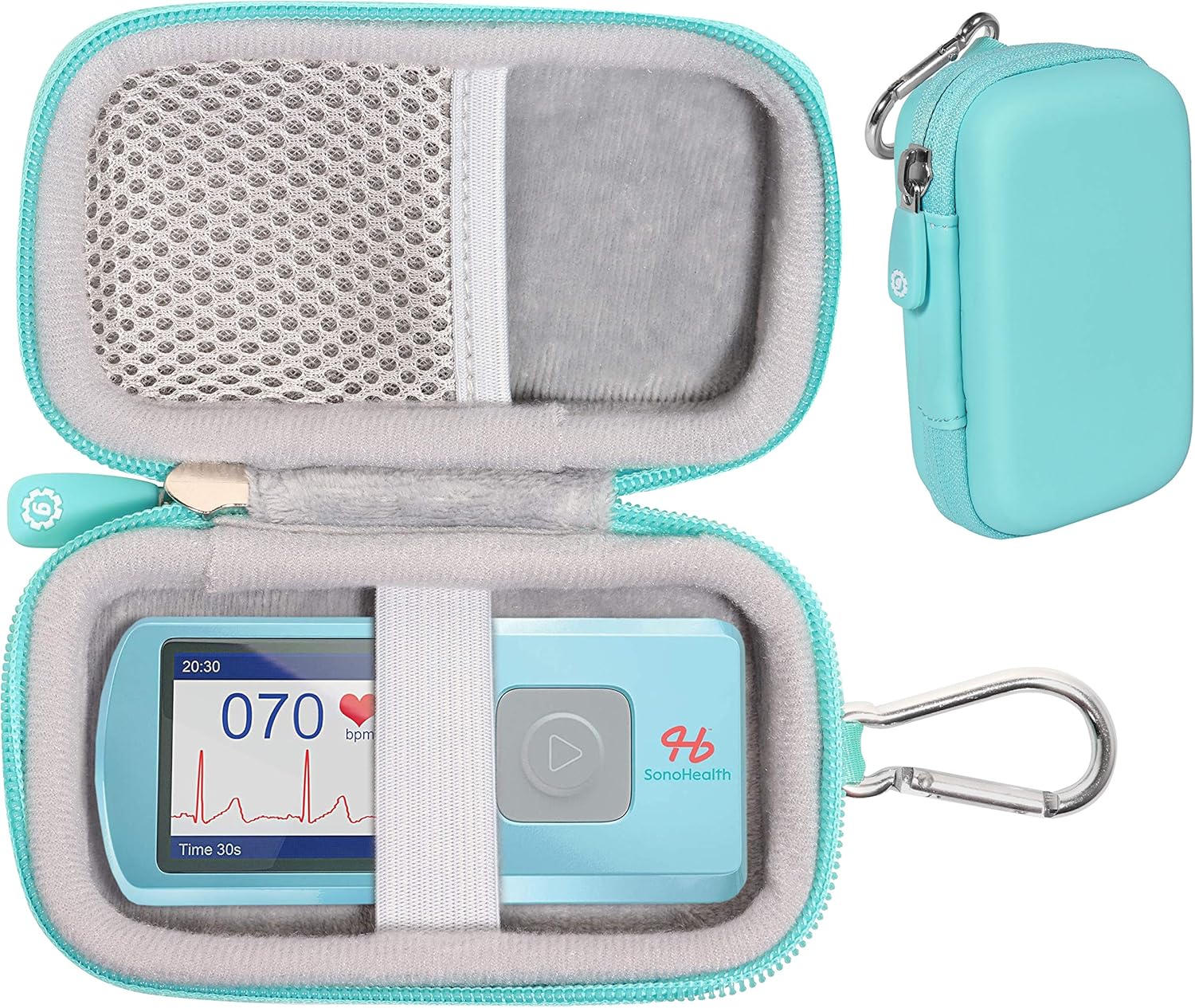 Amazon.com: getgear case for EKG/ECG Heart Rate Monitor Like SonoHealth ...