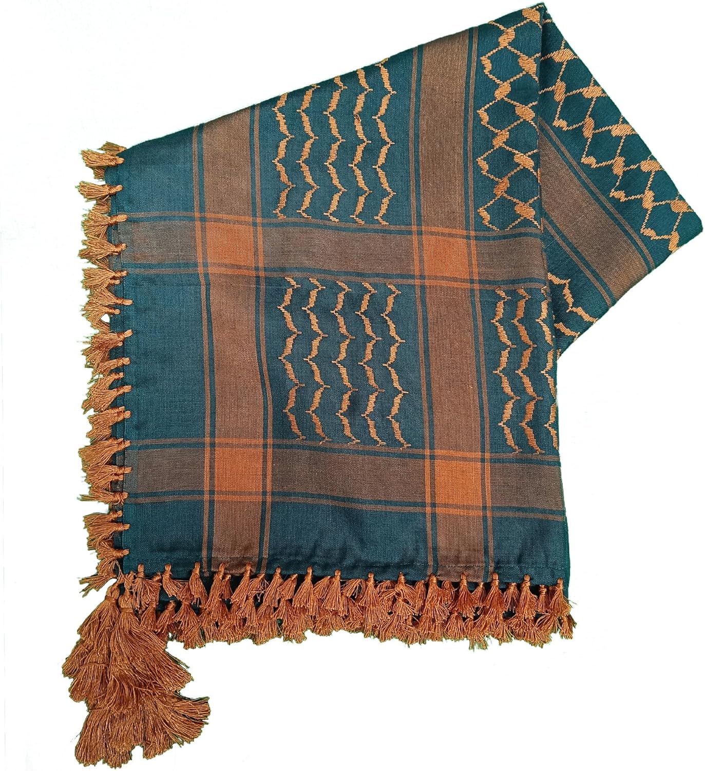 Winter Designer Shemagh Scarf 100% Cotton Luxury Quality Thick Woven ...