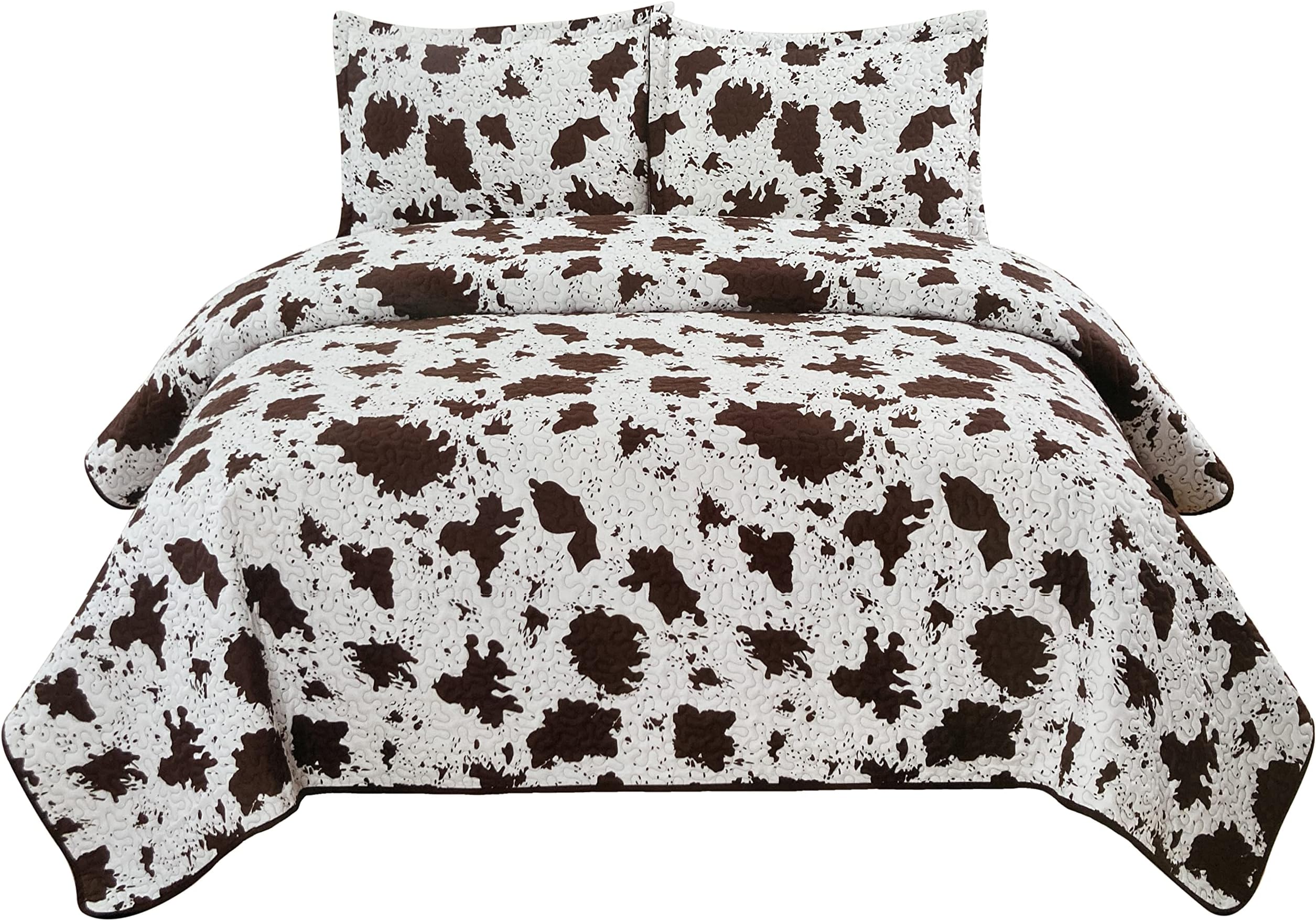 Amazon.com: Linen Mart Rustic Cowhide Black White Brown Cow Horn Skull ...