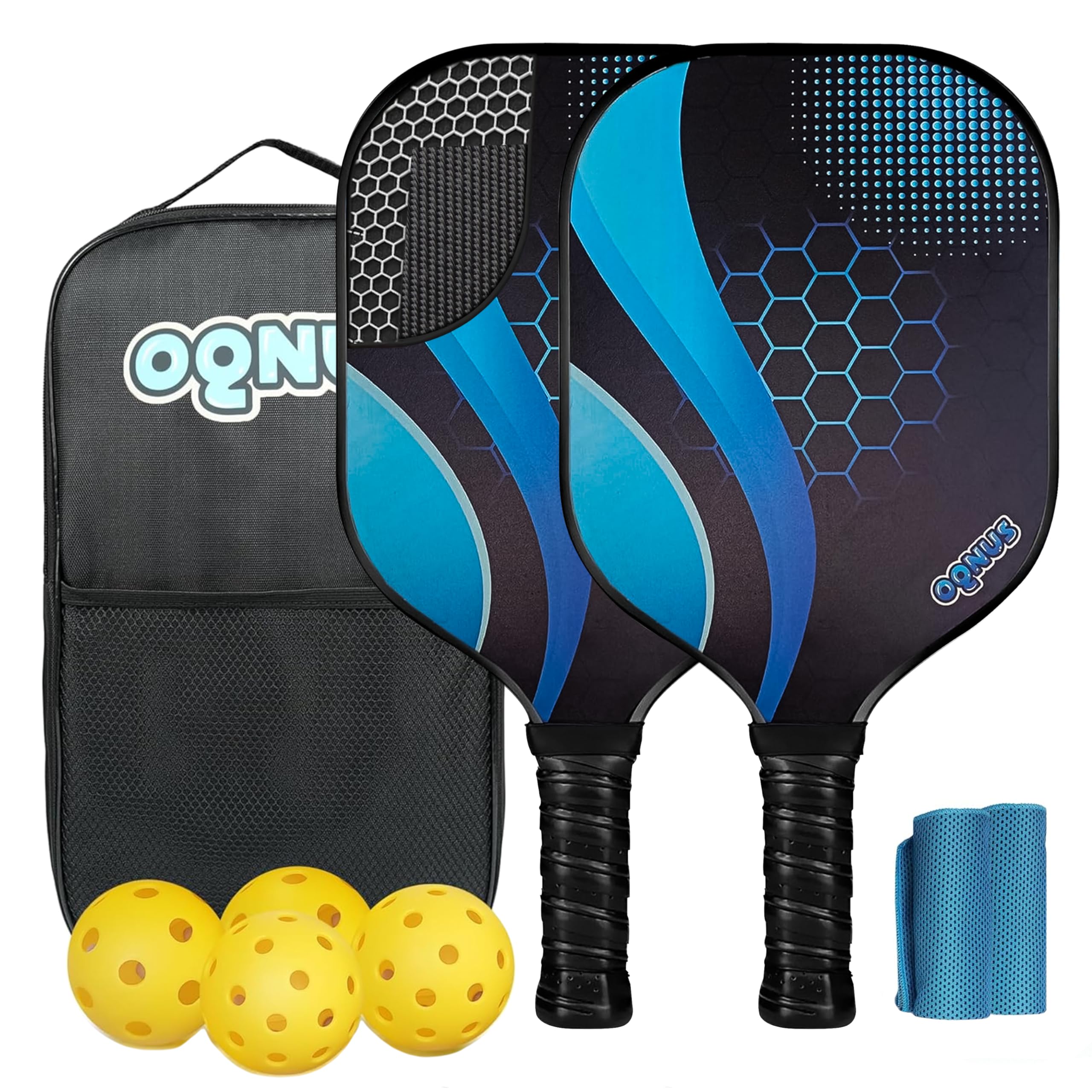 Amazon.com : OQNUS Pickleball Paddles Set of 2 USAPA Approved ...