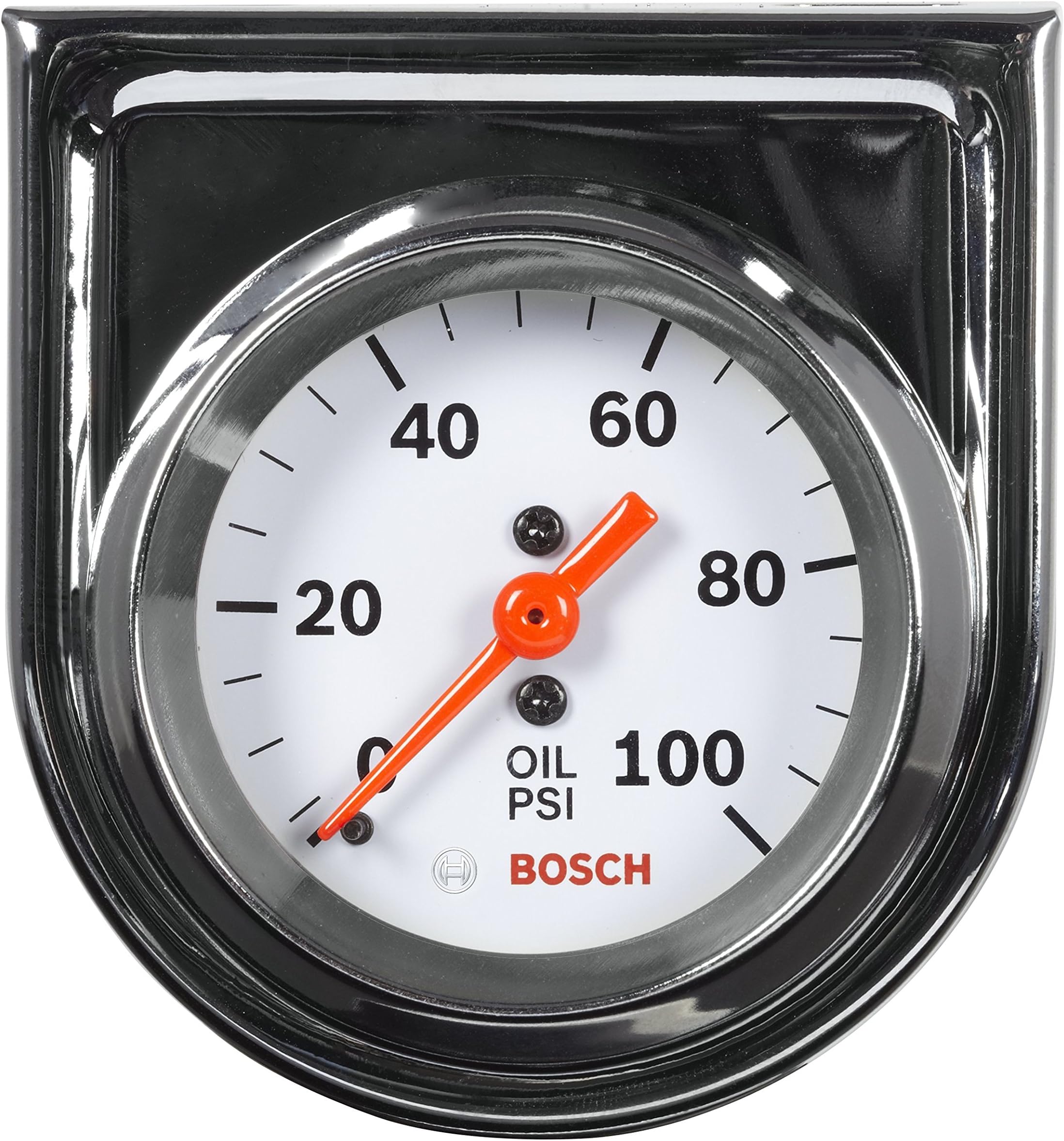 Bosch SP0F000044 Style Line 2" Mechanical Oil Pressure Gauge (White ...