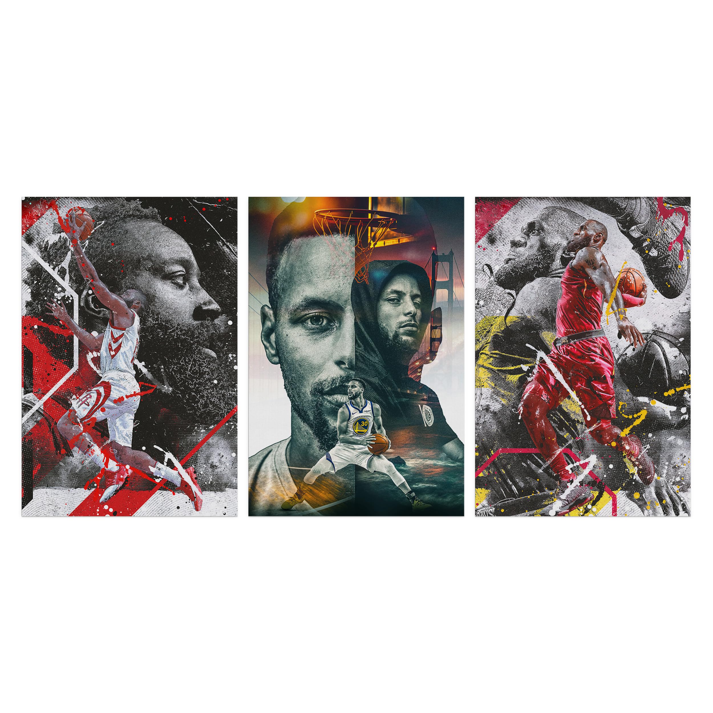 James Harden Stephen Curry Lebron James