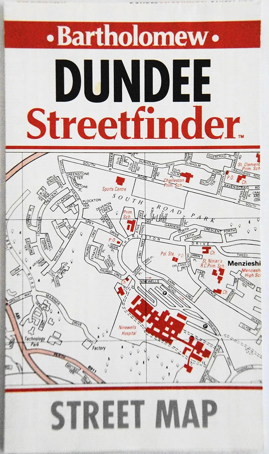 Dundee Streetfinder Map: Amazon.co.uk: Bartholomew: 9780702821622: Books