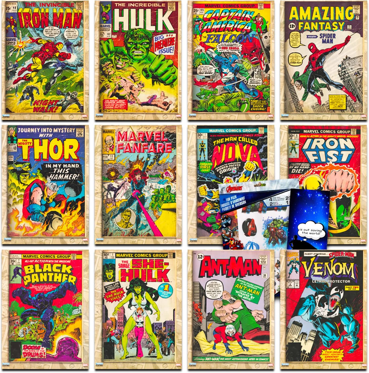 Amazon.com: Trends International Marvel Comics - Marvel 80th ...