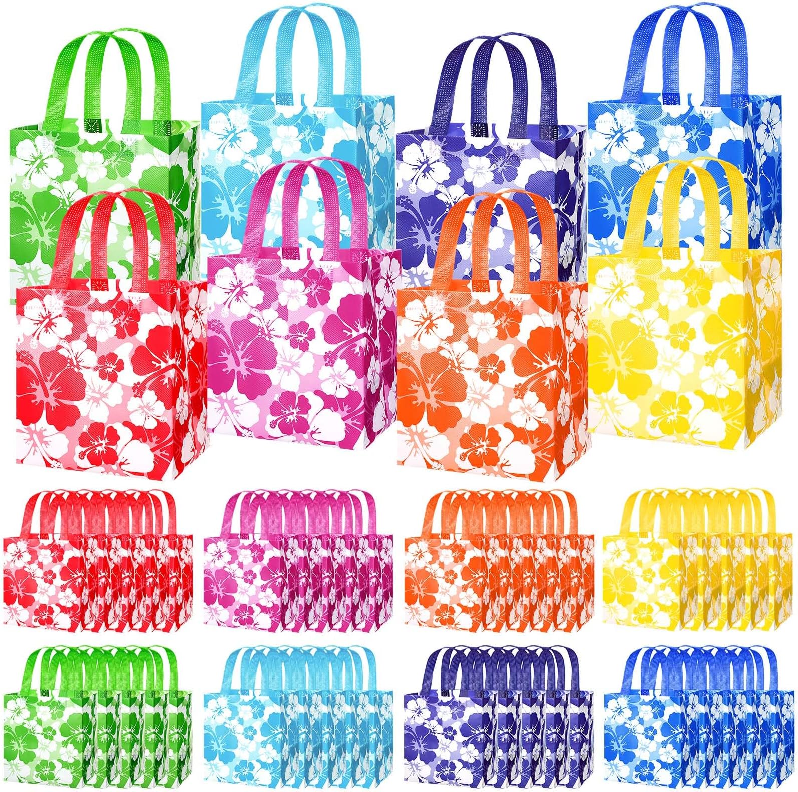 Amazon.com: FillTouch 60 Pcs Luau Tropical Party Favor Boxes Hawaiian ...