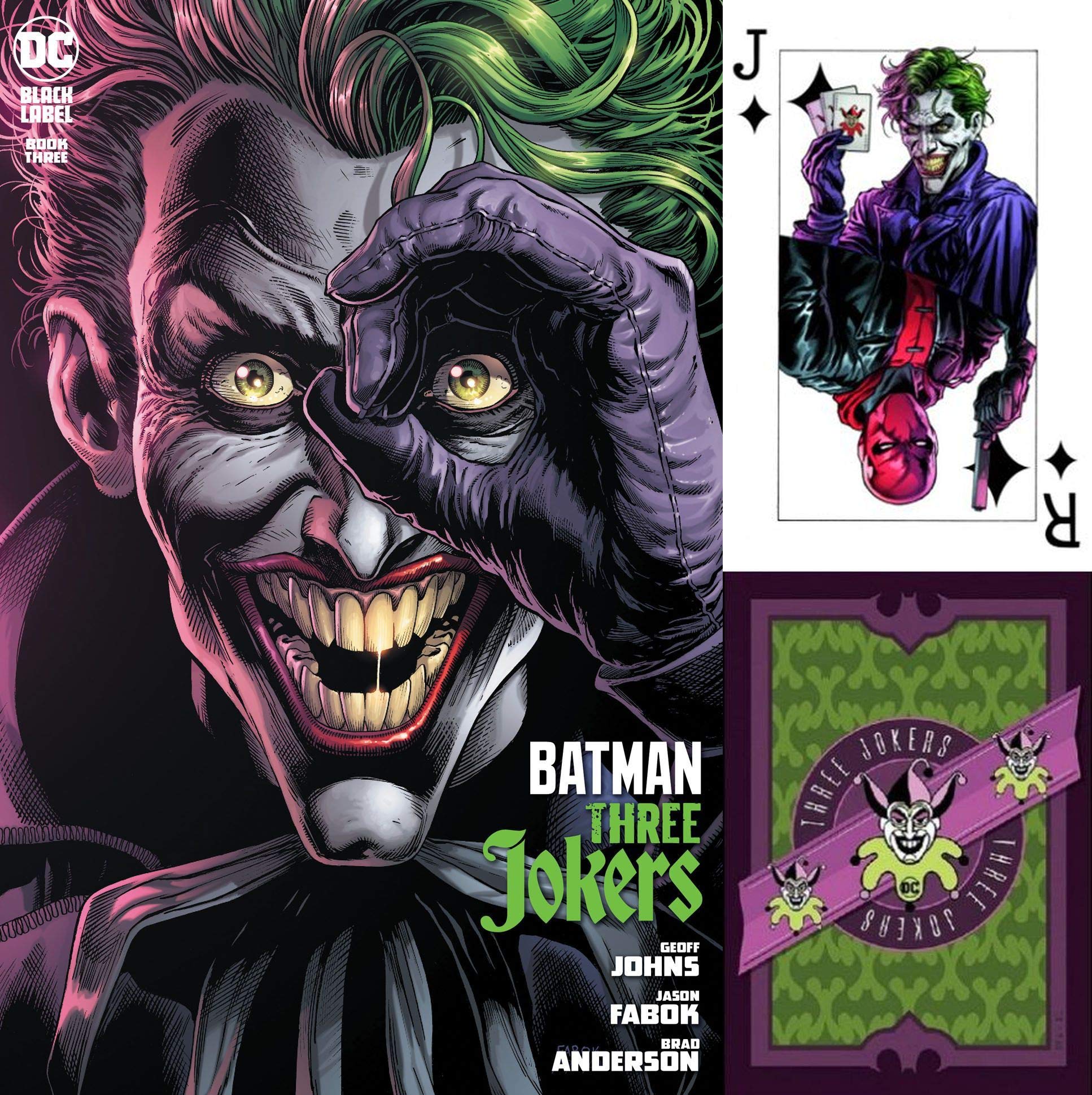 BATMAN THREE JOKERS #3 ED A JOKER FABOK: Geoff Johns: Amazon.com: Books