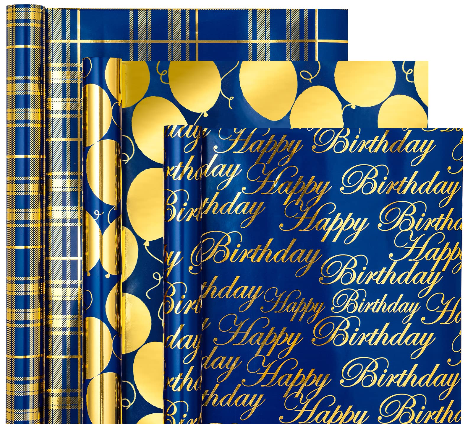 Snapklik.com : WRAPAHOLIC Birthday Wrapping Paper Roll - Mini Roll - 3 ...
