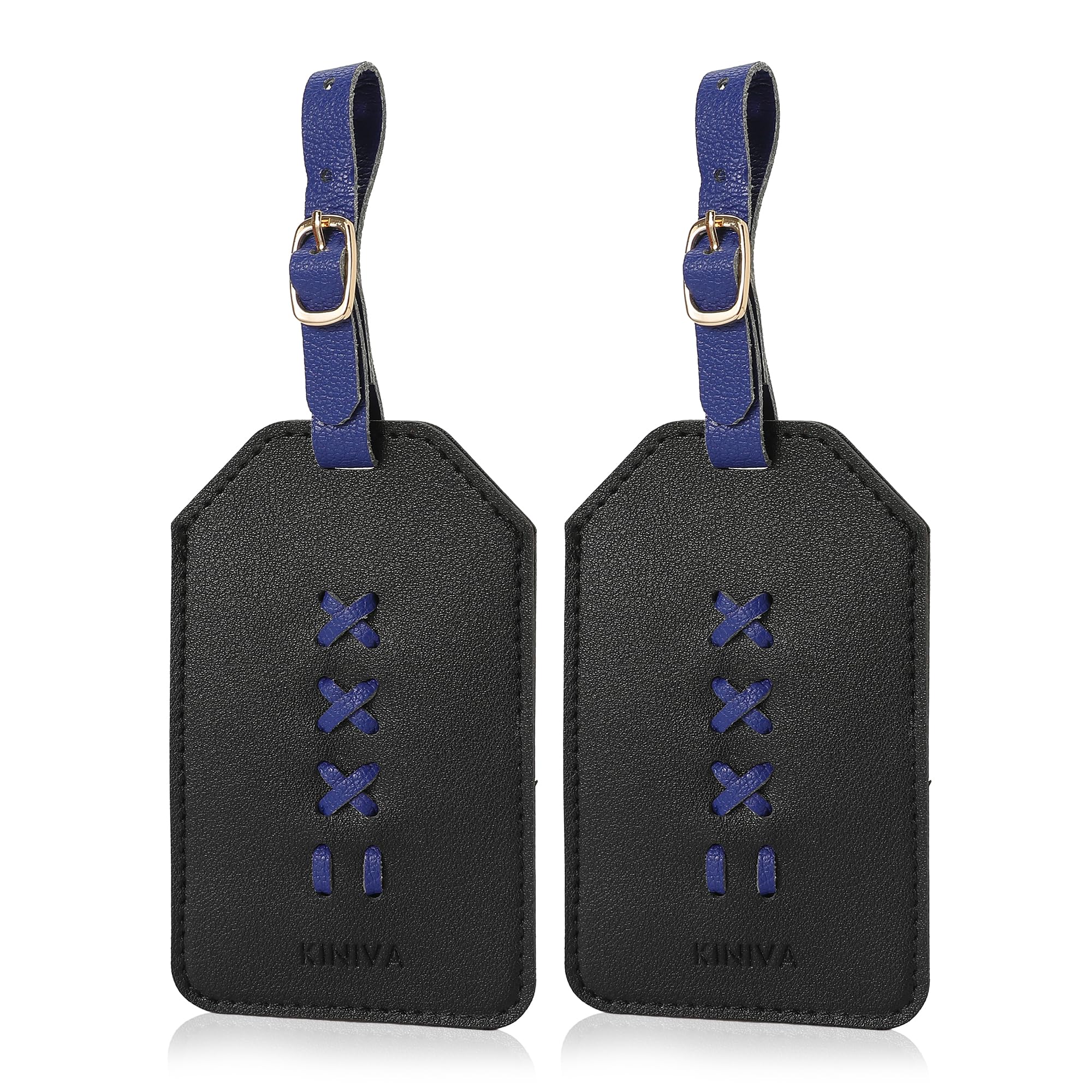 Amazon.com: KINIVA Luggage Tags for Suitcases,Unique Leather Bag ...