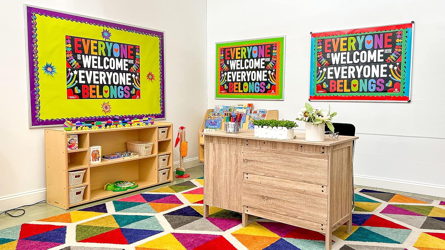 Sproutbrite Classroom Decorations - Welcome Banner and Poster for ...