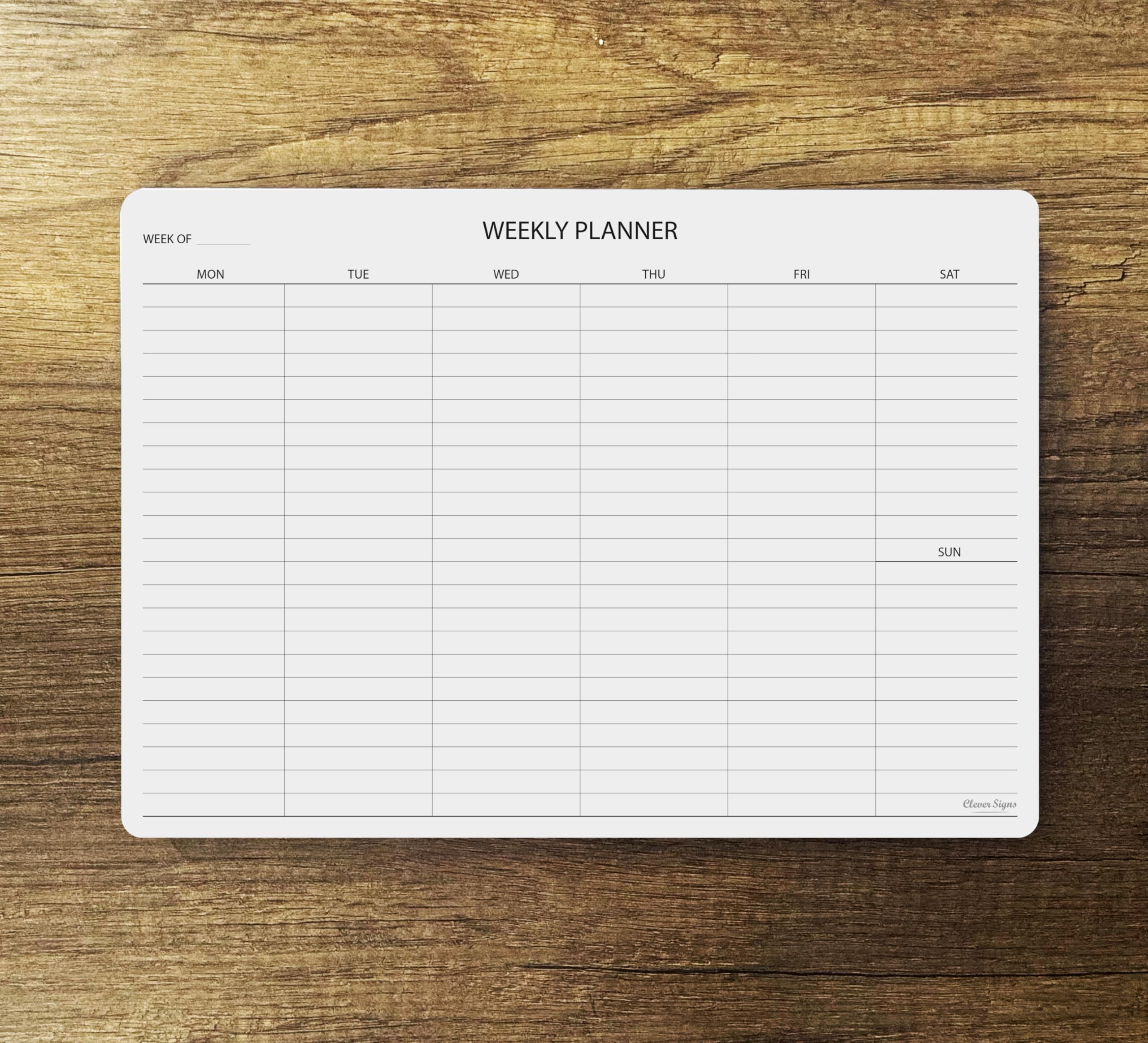 Amazon.com : Weekly Planner Pad, Weekly To Do List Notepad, Tear Off ...