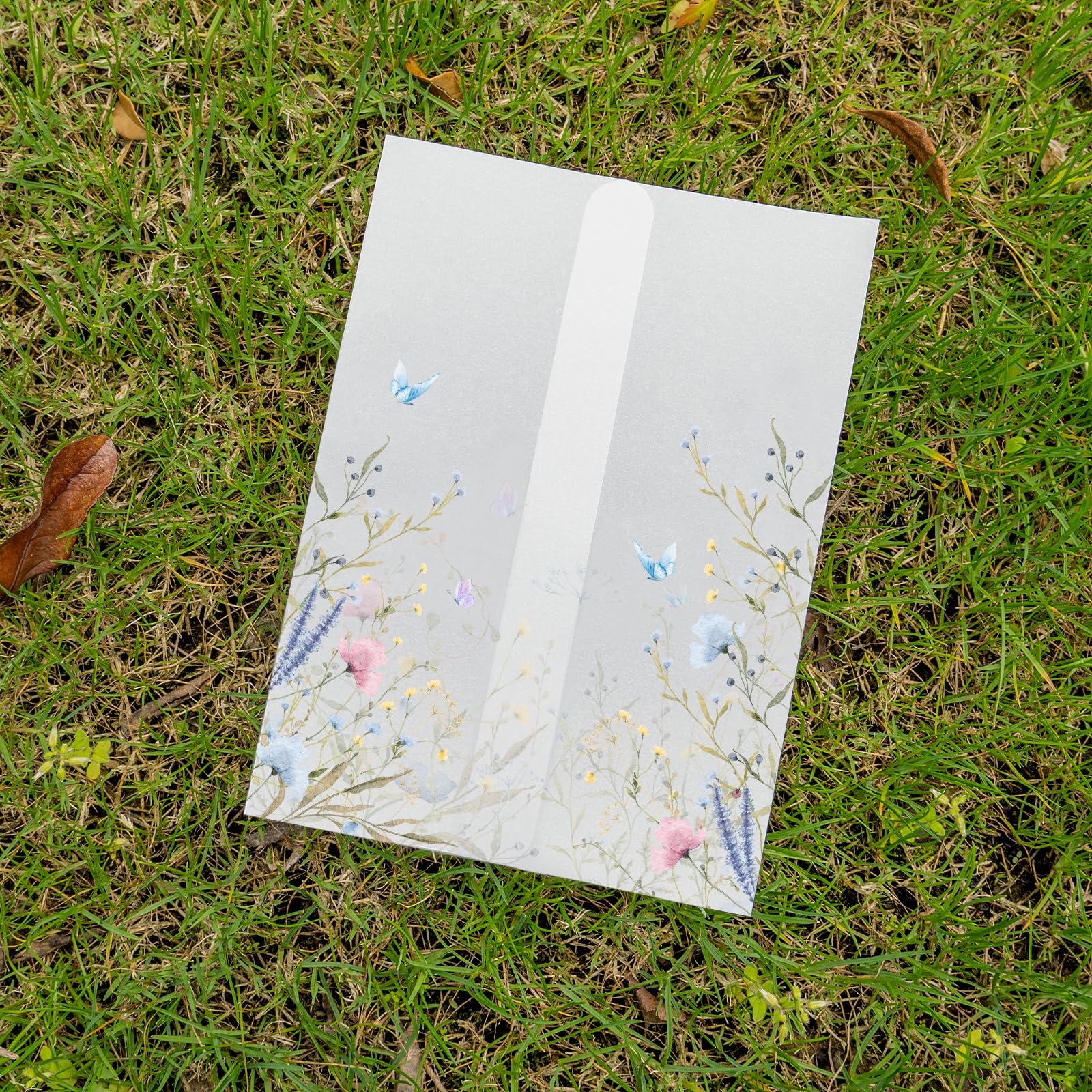 Amazon.com: ABIDISO 50 Pack Vellum Jackets for 5x7 Invitations - Pre ...