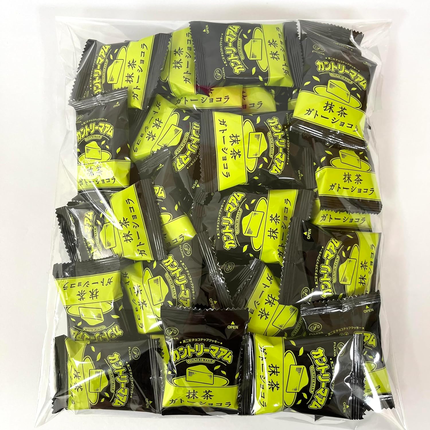 Amazon.co.jp: 不二家 カントリーマアム 抹茶ガトーショコラ 42個セット 大容量441g シェアパック 業務用 : 食品・飲料・お酒