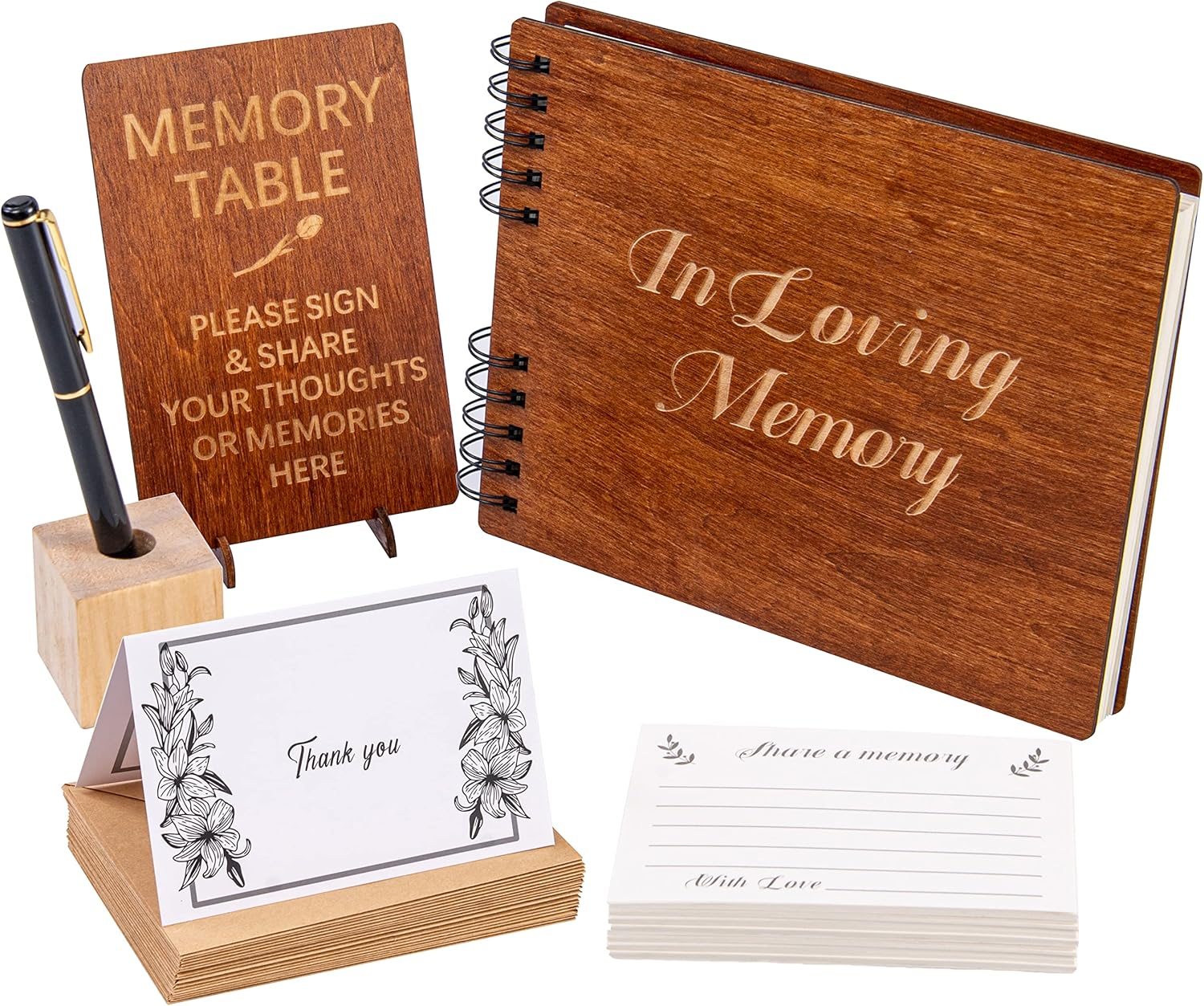 Amazon.com: Funeral Guest Book Alternatives for Memorial Service Sign ...