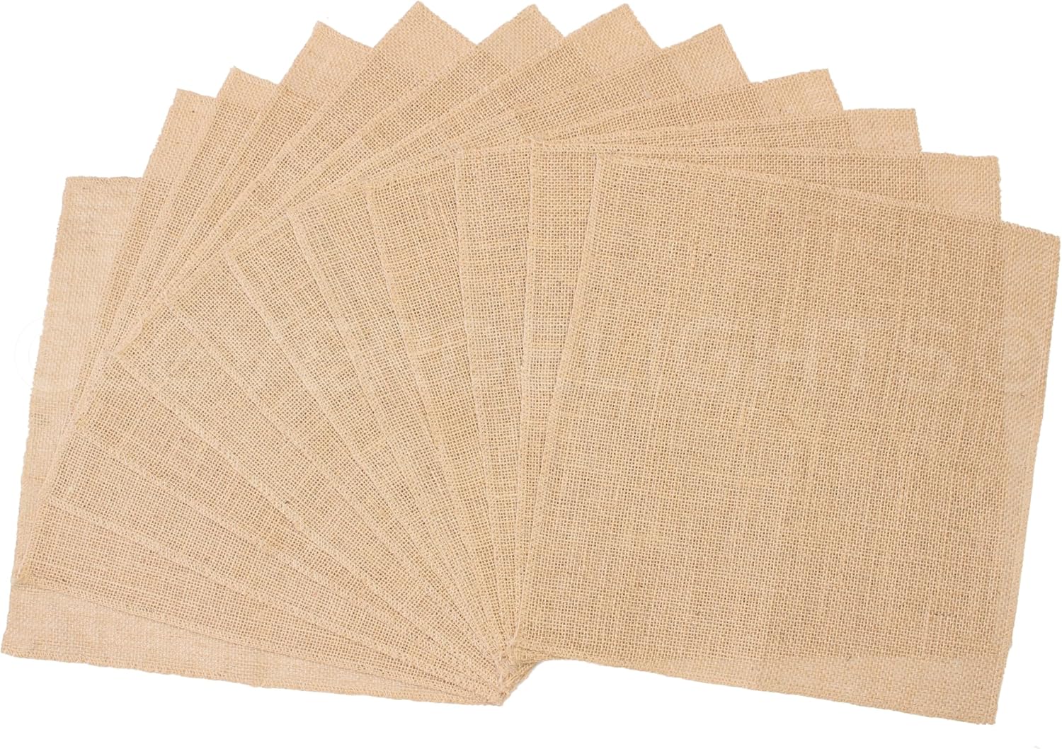 Amazon.com: CleverDelights 12 Inch Burlap Squares - 12 Pack - Premium ...
