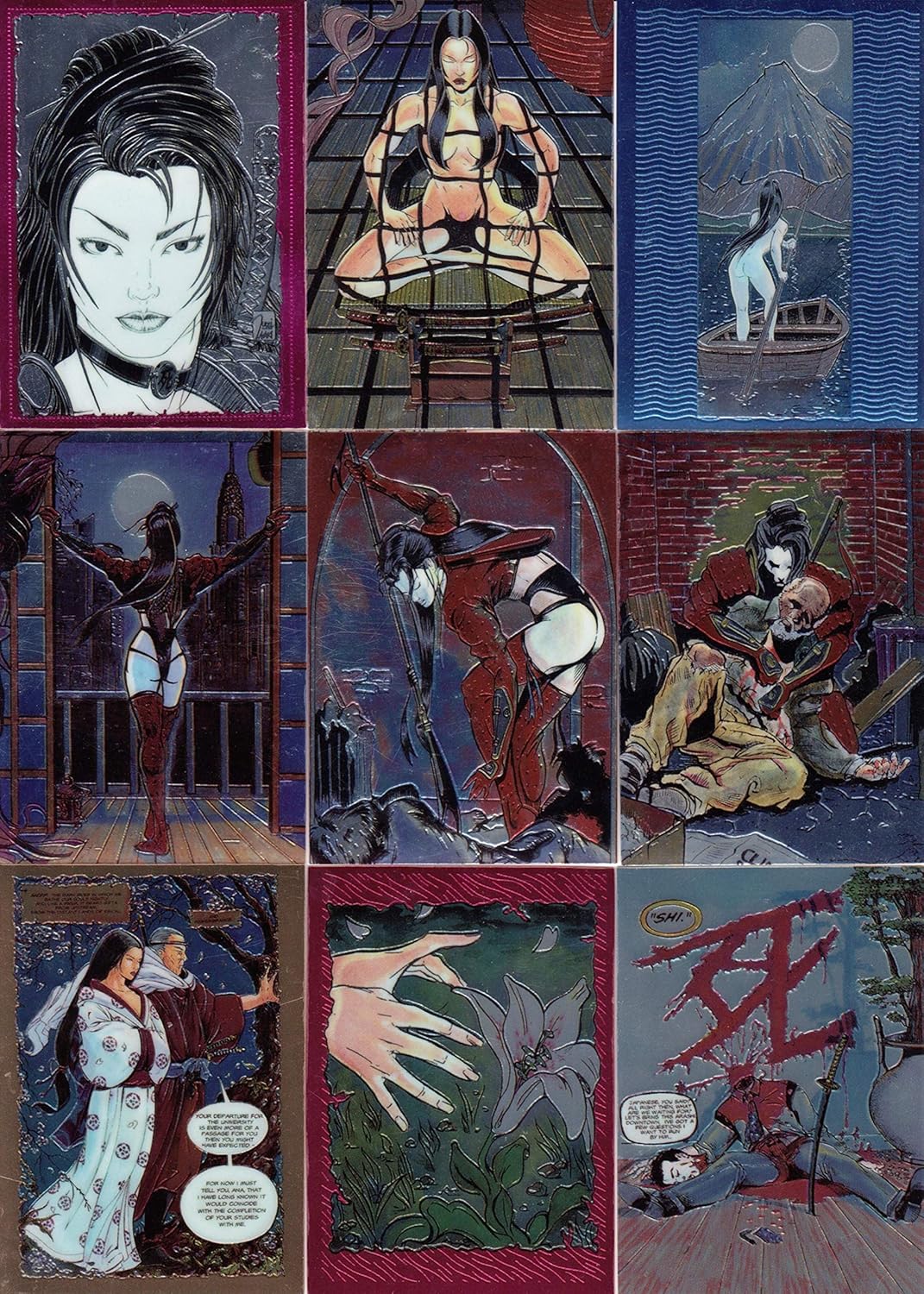 SHI SERIES 1 1995 COMIC IMAGES PARTIAL CHROMIUM BASE CARD SET 87 OF 90 ...
